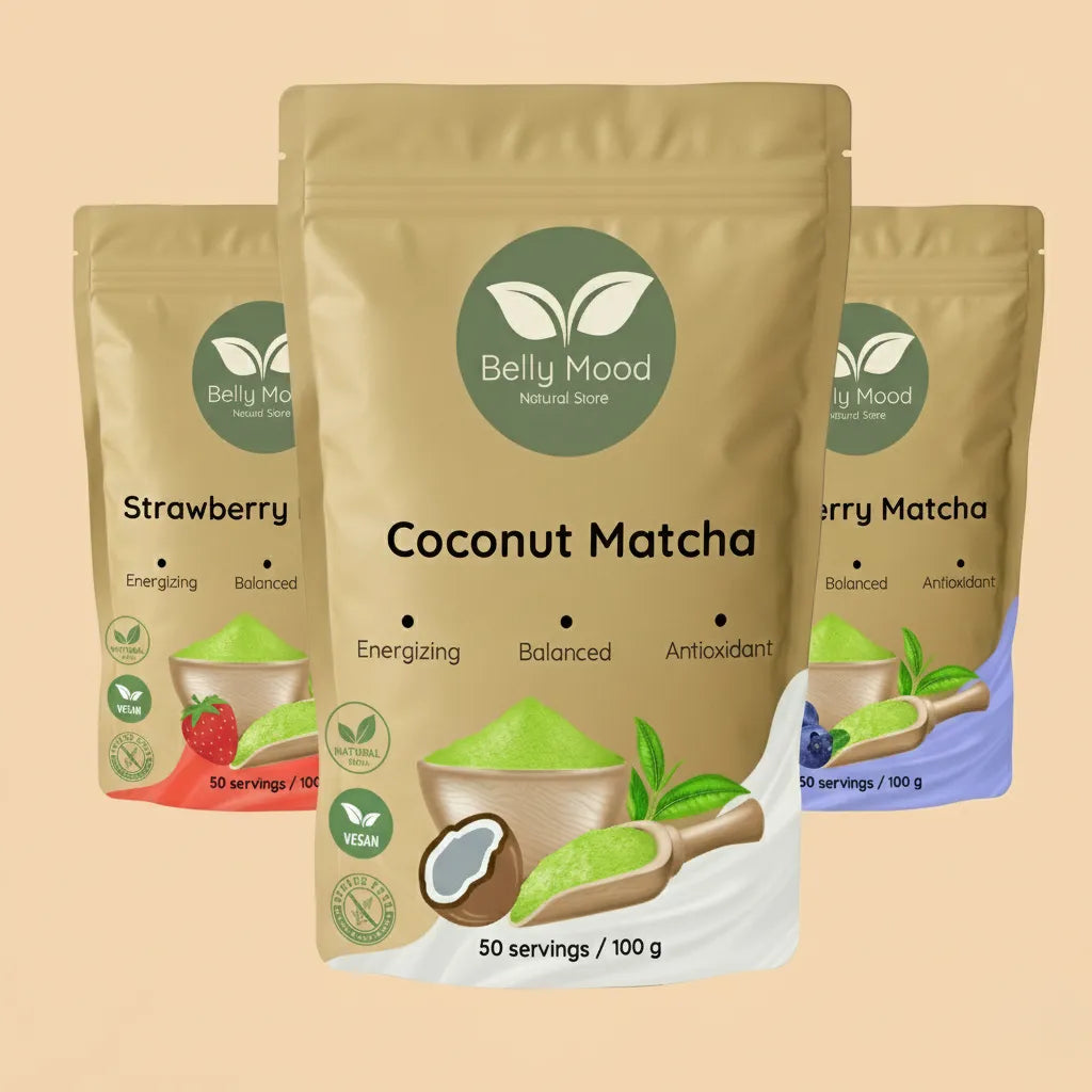 Matcha Rinkiniai: Egzotiniai ir Kreminiai Skoniai | Belly Mood